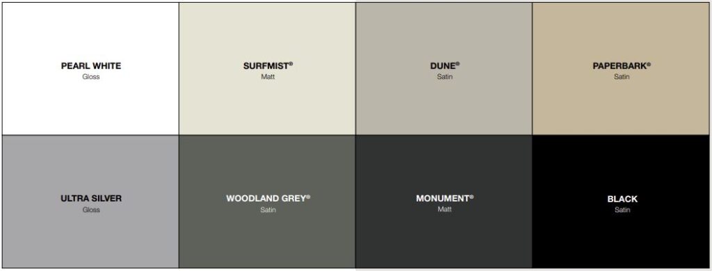 Colour Chart - Windows by Geoff Case